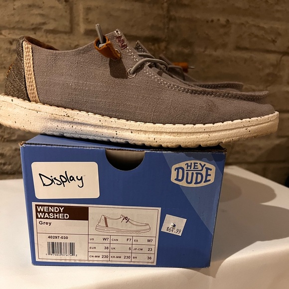 Hey Dude | Shoes | Hey Dude Wendy Washed Grey Size 7 You Will Not ...